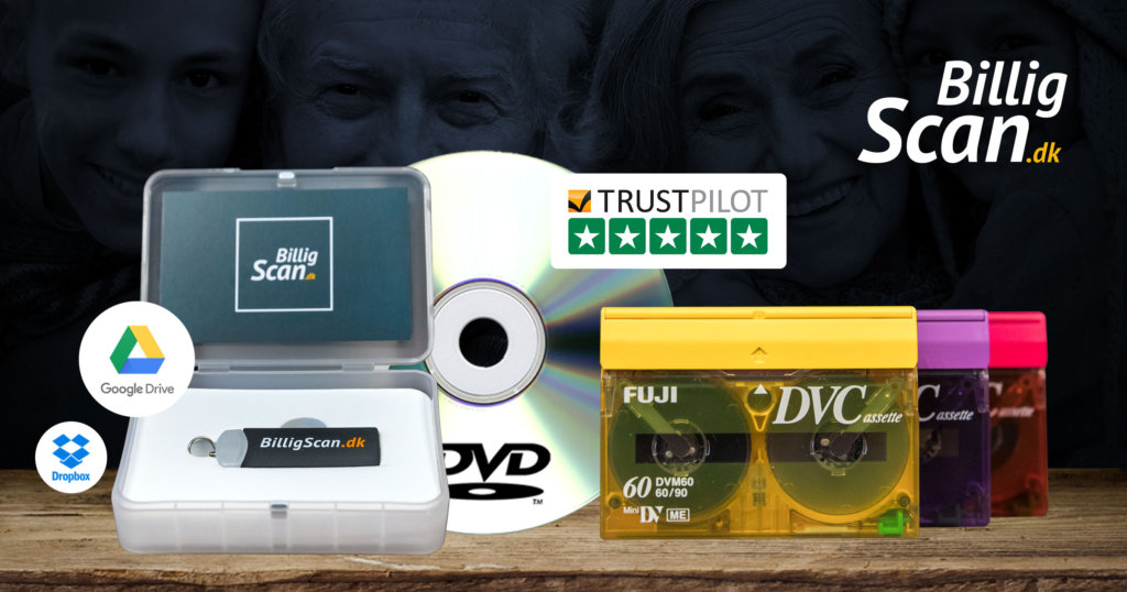 Mini DV bånd til DVD og USB-stick - Danmarks absolut laveste pris