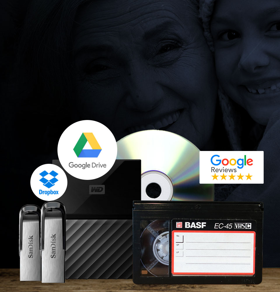 VHS-C bånd til DVD og USB-stick - Danmarks absolut laveste pris