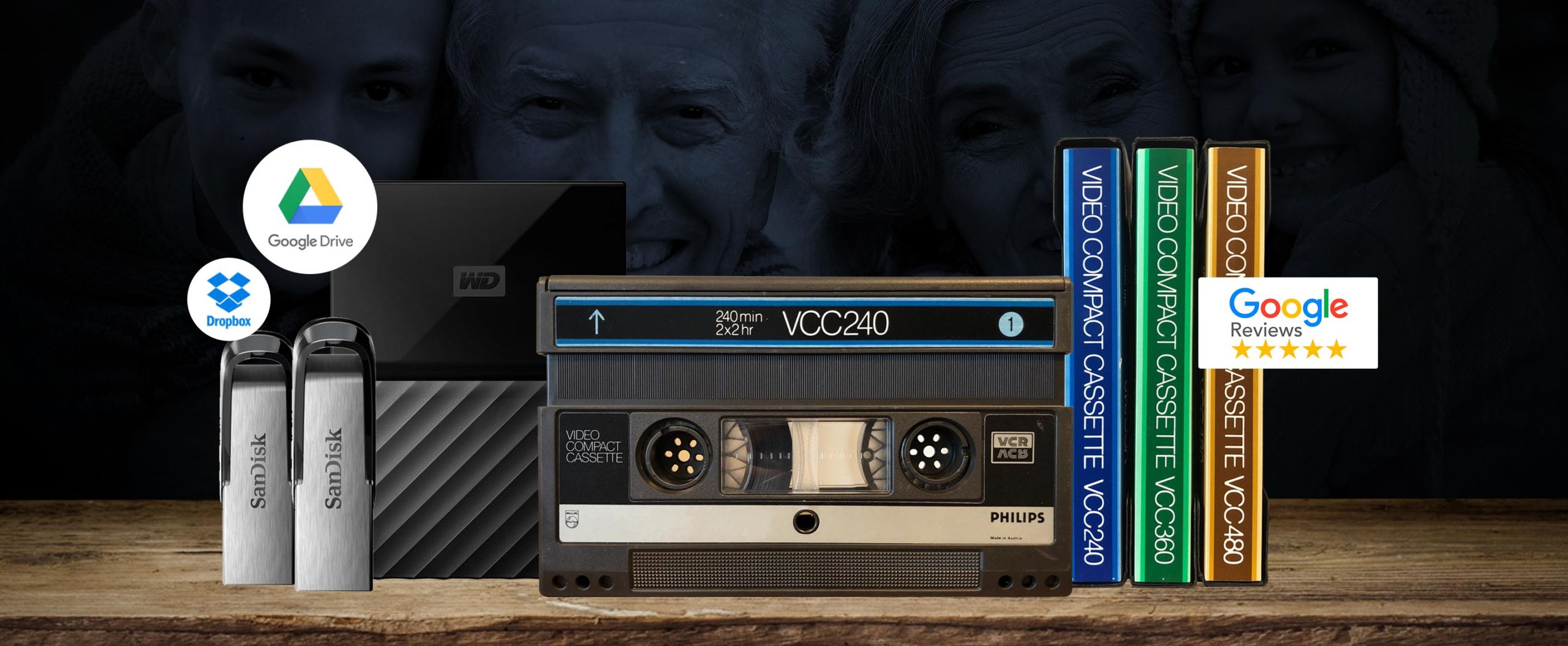 Video 2000 bånd til DVD og USB-stick - Danmarks absolut laveste pris